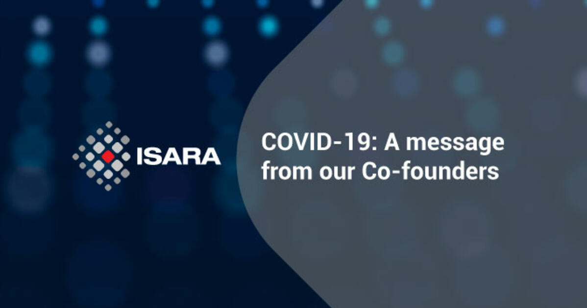 COVID-19: A message from our Co-founders - ISARA Corporation